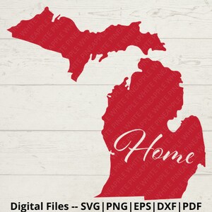 Michigan SVG - Michigan State SVG - State of Michigan - United States ...