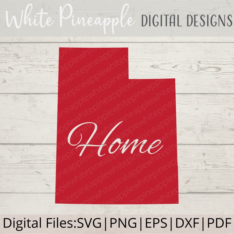 Utah SVG State of Utah SVG Home SVG State Outline Svg - Etsy