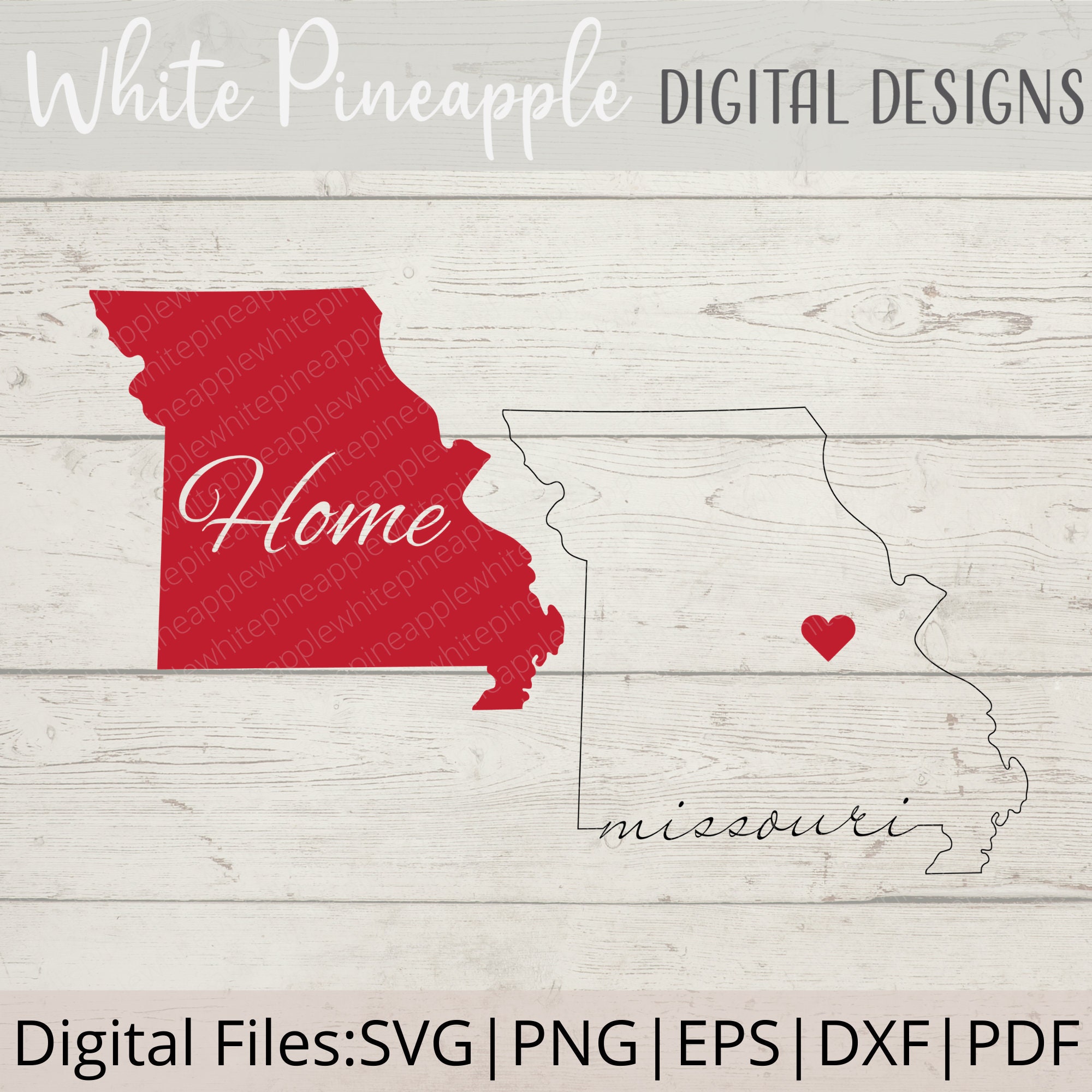 Missouri SVG State of Missouri SVG Missouri Home SVG | Etsy