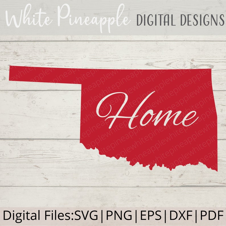 Oklahoma SVG State of Oklahoma SVG Home SVG State - Etsy