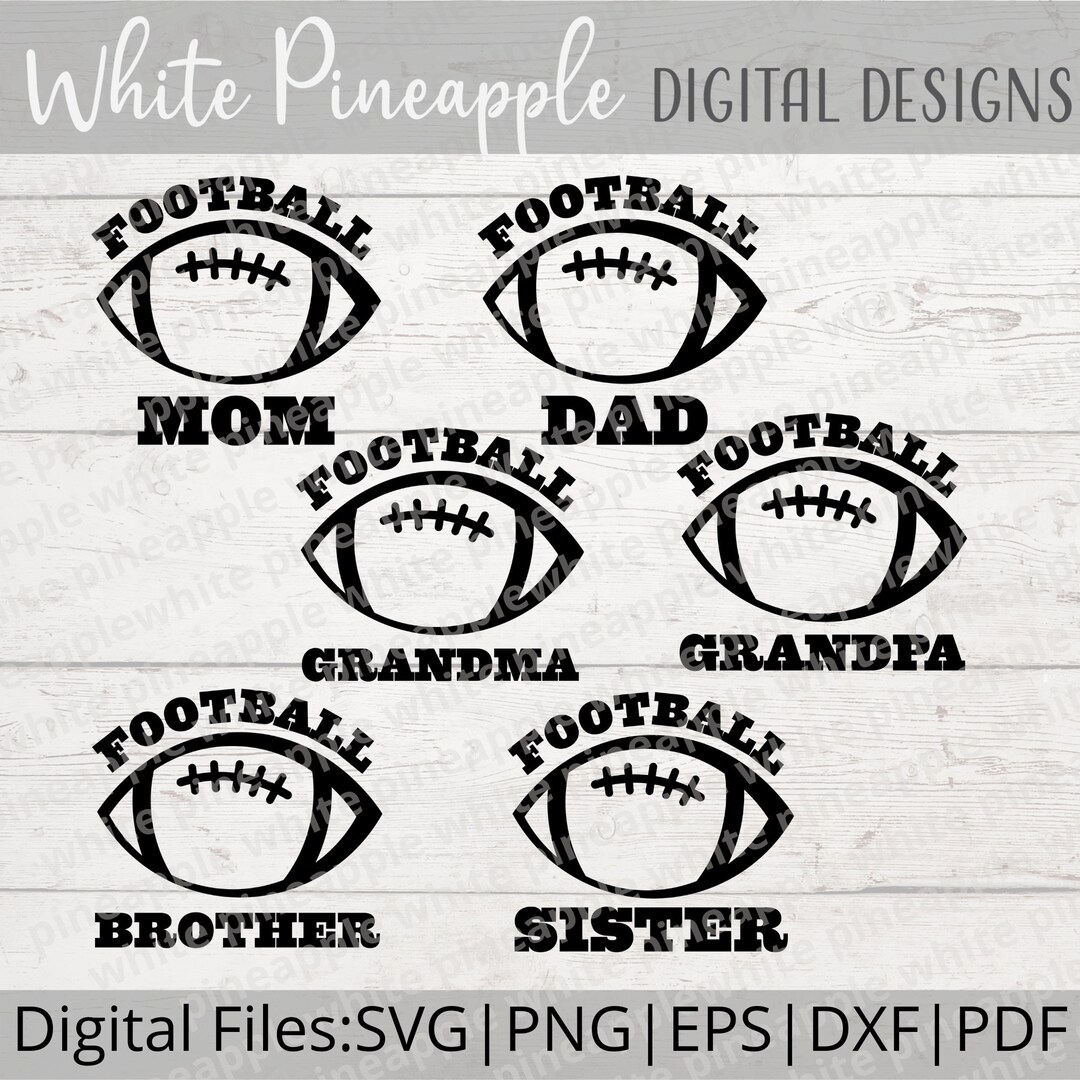 Football Mom SVG, Football Dad SVG, Football SVG Bundle, Football Svg ...
