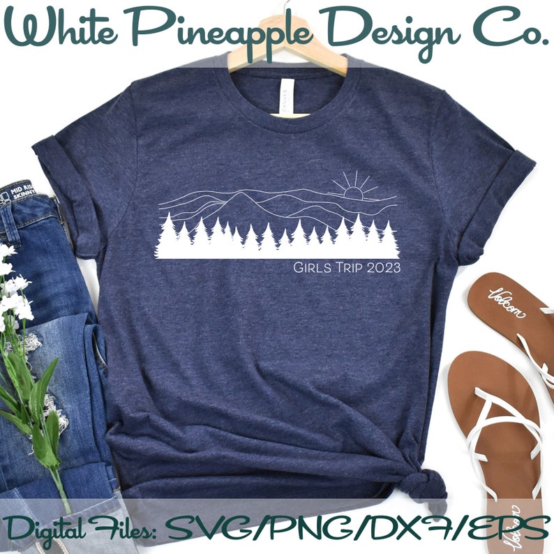 Girls Trip SVG Girls Trip Mountains SVG Girls Camping - Etsy