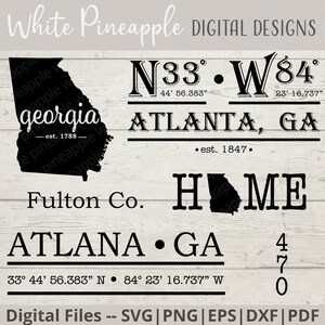 GPS Coordinates Sign SVG, Home With Coordinates SVG, Latitude Longitude ...