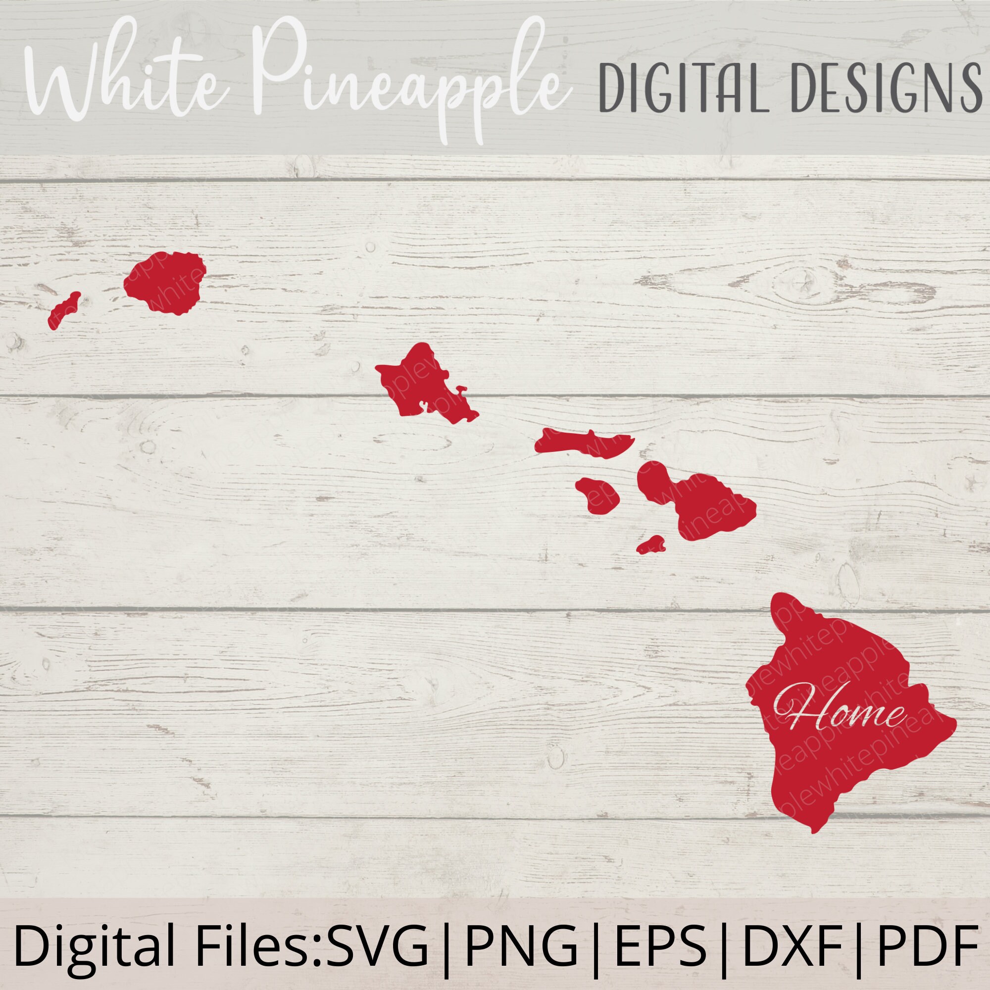 Hawaii SVG State of Hawaii SVG Home SVG State Outline - Etsy
