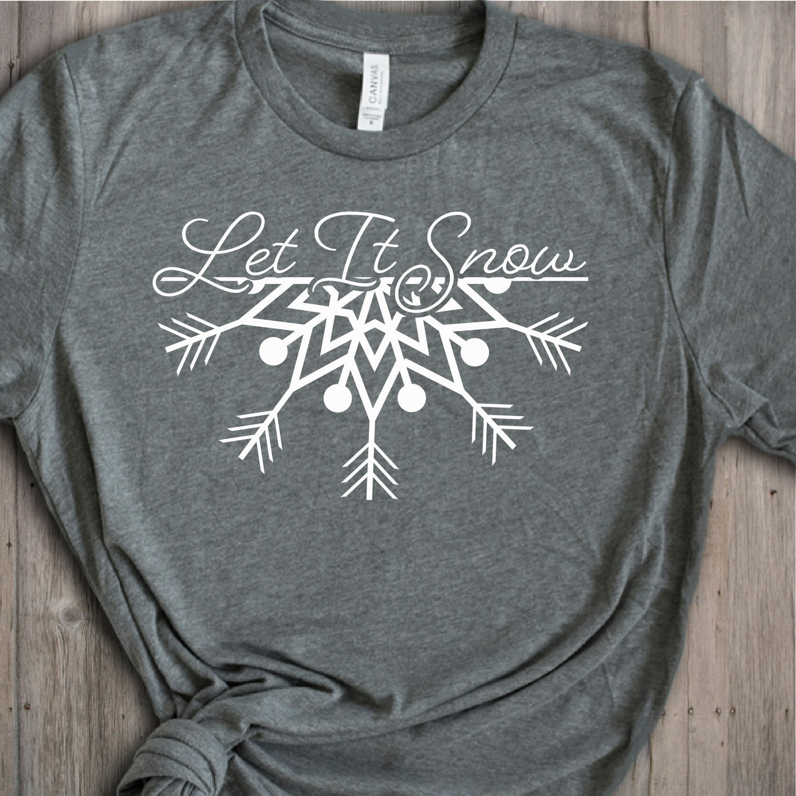 Let It Snow SVG Christmas SVG Snowflake SVG Winter Svg Christmas Cut ...
