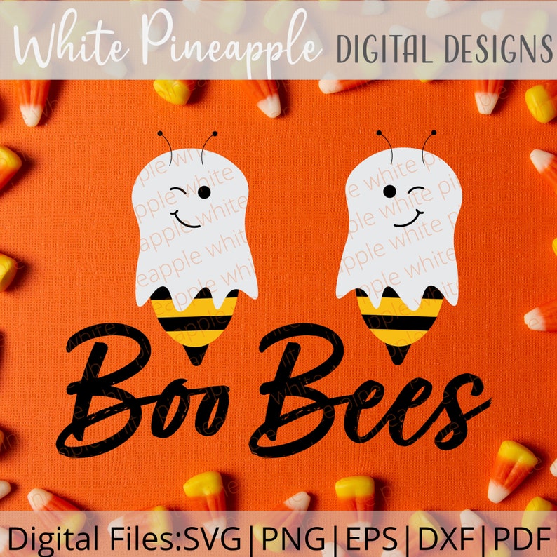 Boo Bees SVG, Ghost SVG, Bee SVG, Boo Svg, Funny Halloween Svg - Etsy