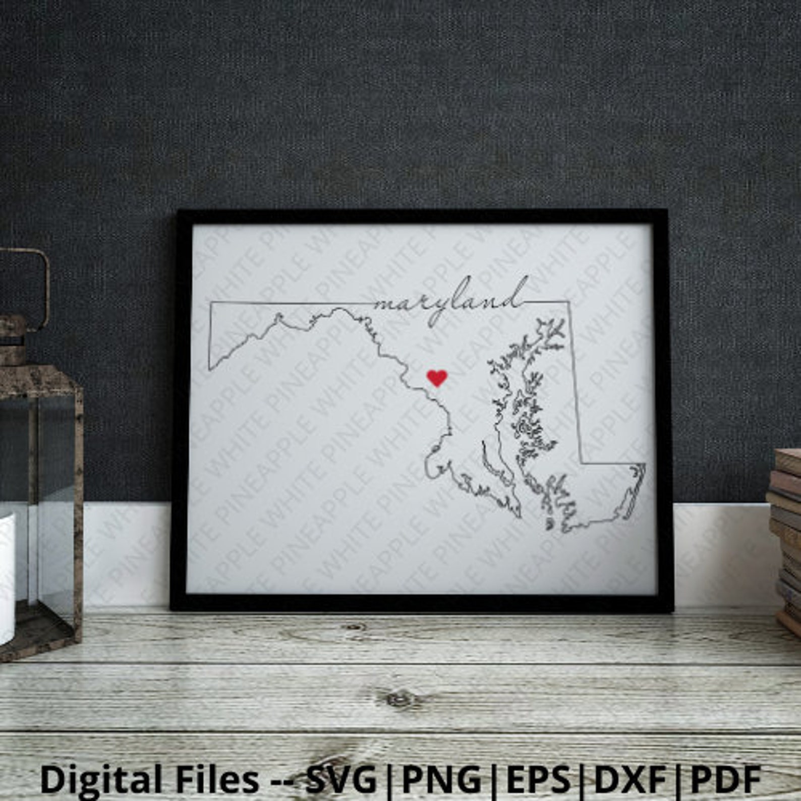 Maryland SVG Maryland State SVG State of Maryland SVG - Etsy