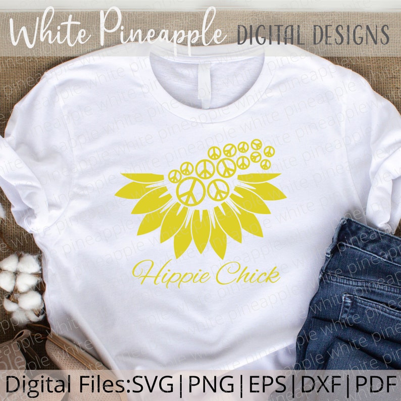 Hippie Chick SVG Hippie for Life SVG Hippie Soul SVG | Etsy