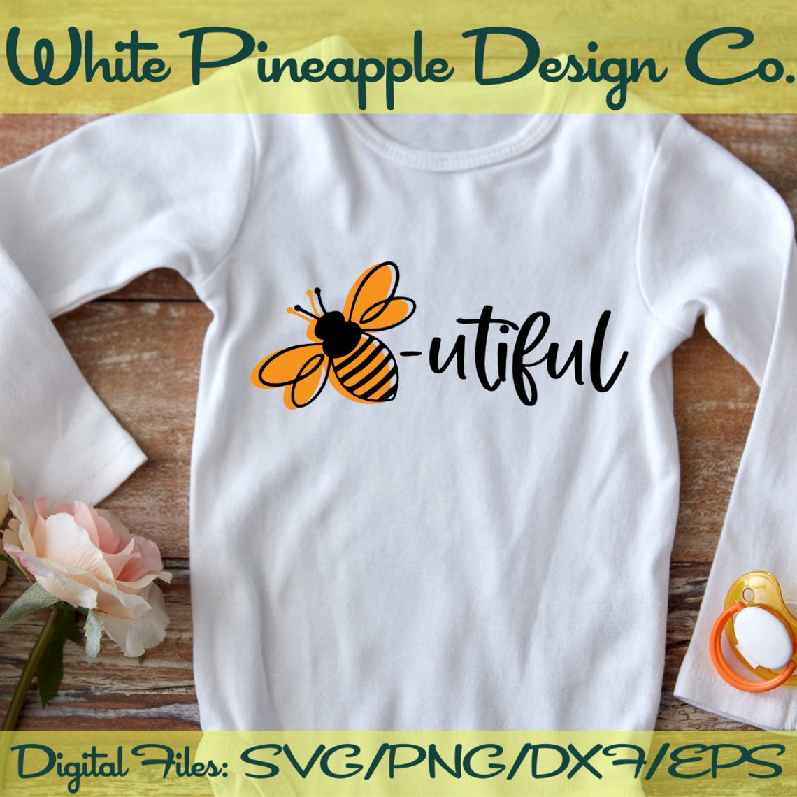 Bee Utiful SVG Beeutiful SVG Beautiful SVG Honeybee Svg - Etsy