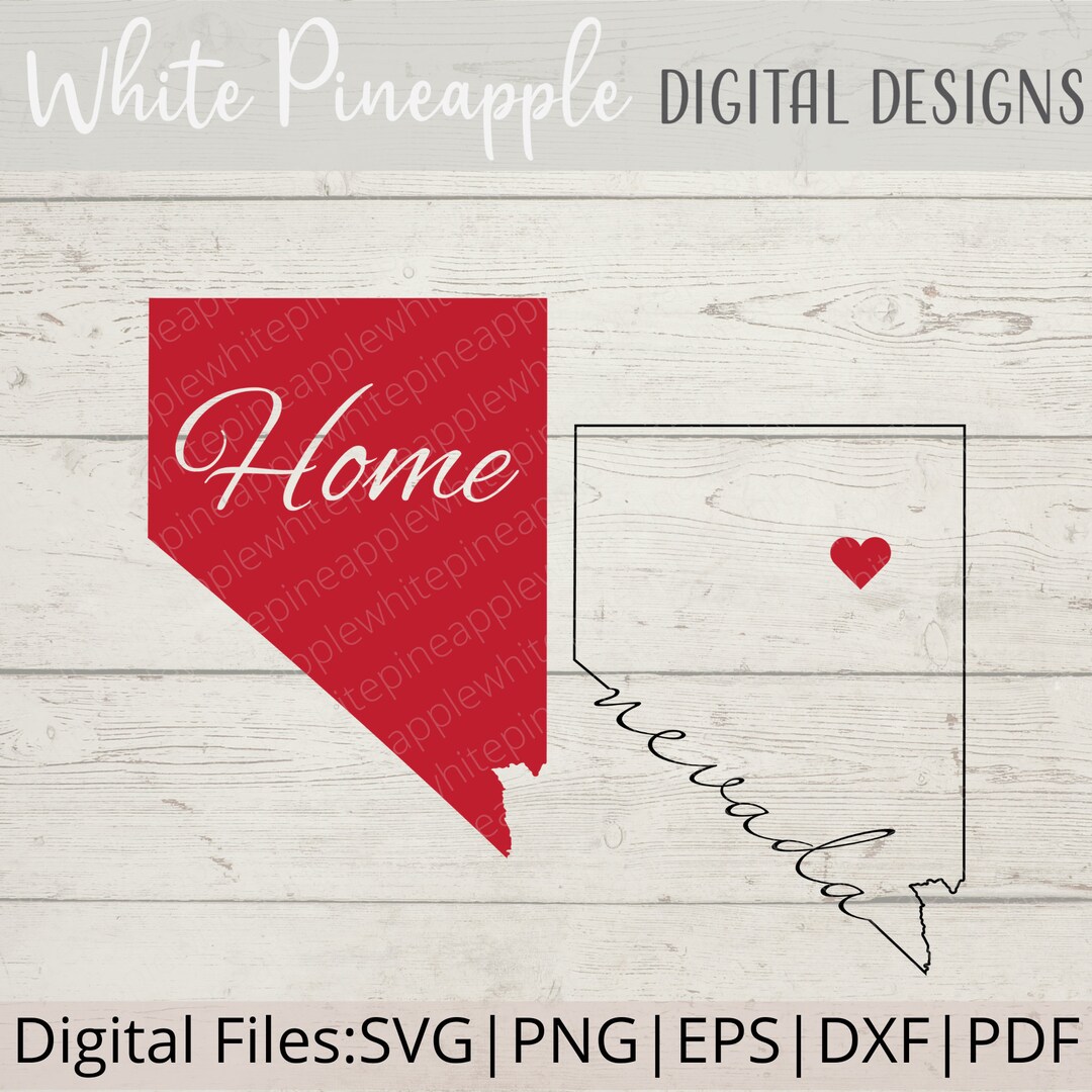 Nevada SVG - State of Nevada SVG - Home SVG - State Outline Svg ...