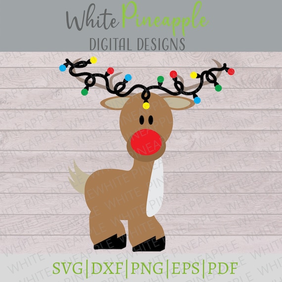 Reno SVG Rudolph SVG Rudolph SVG Archivos para Cricut - Etsy México