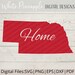 Nebraska SVG - Home SVG - State of Nebraska SVG - State Outline Svg ...