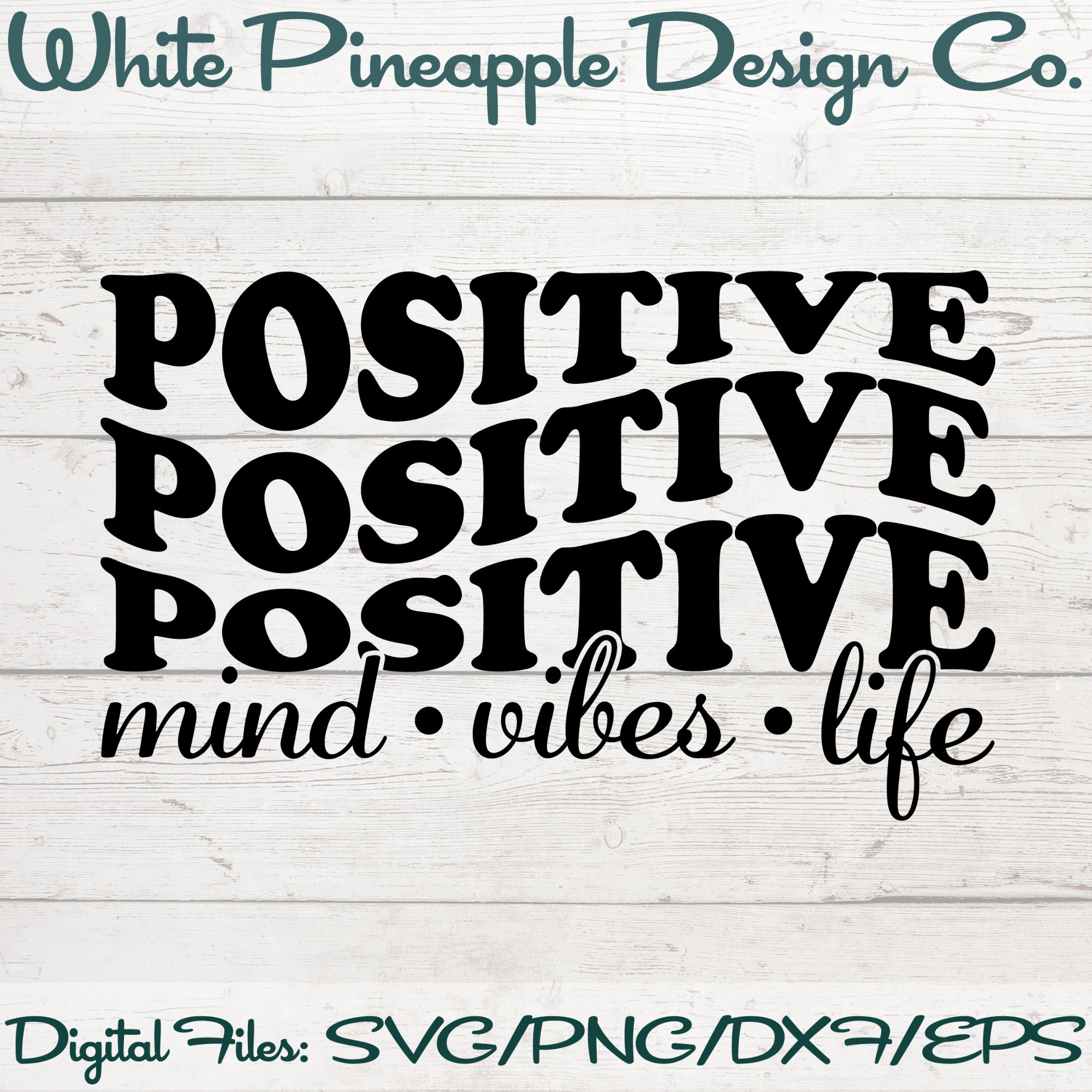 Positive Mind Vibes Life SVG Positive Energy SVG Trendy SVG - Etsy