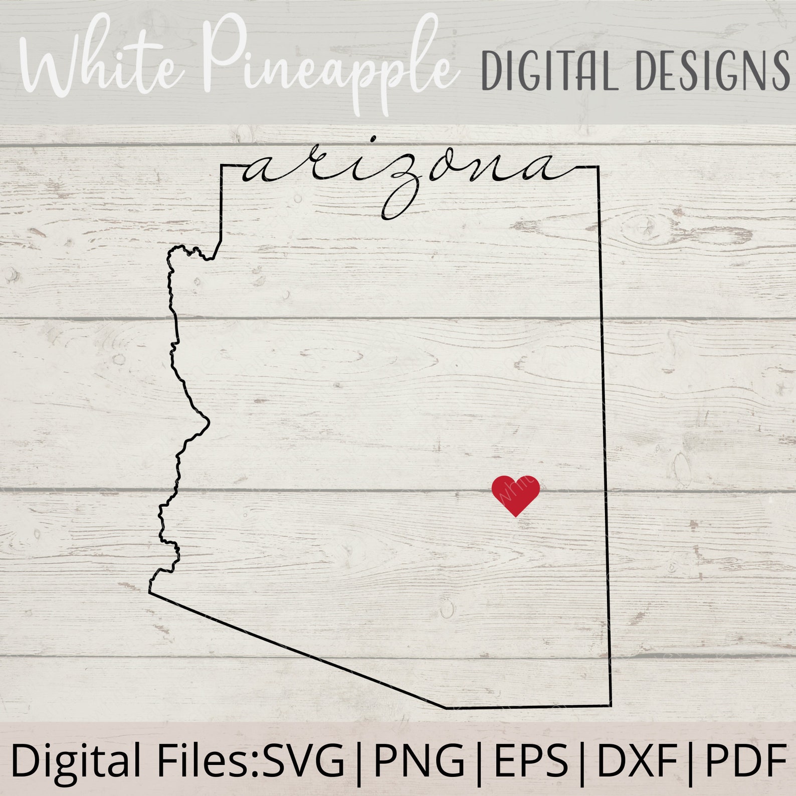 Arizona SVG State of Arizona SVG State Outline SVG - Etsy