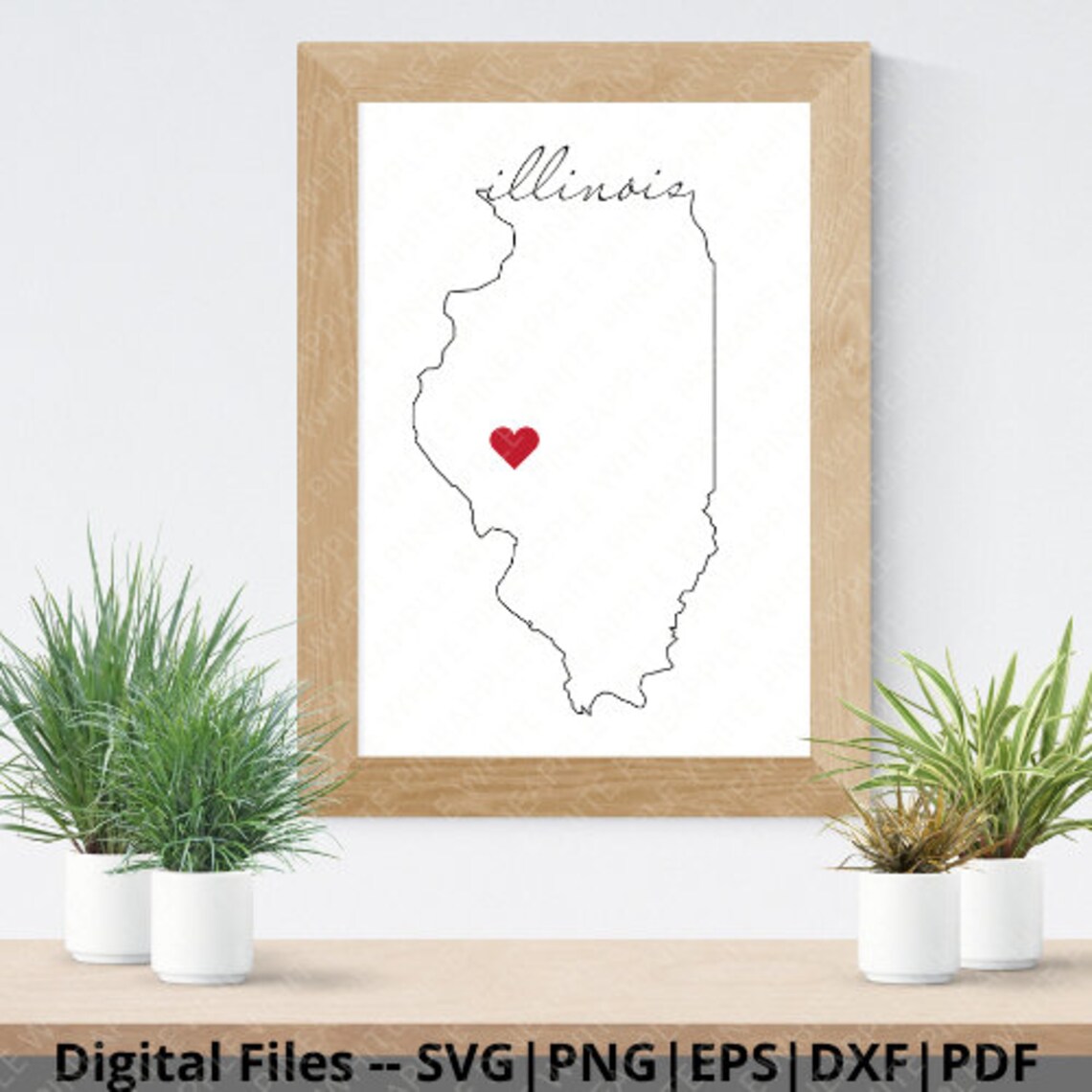 Illinois SVG Illinois State SVG Illinois Silhouette SVG - Etsy