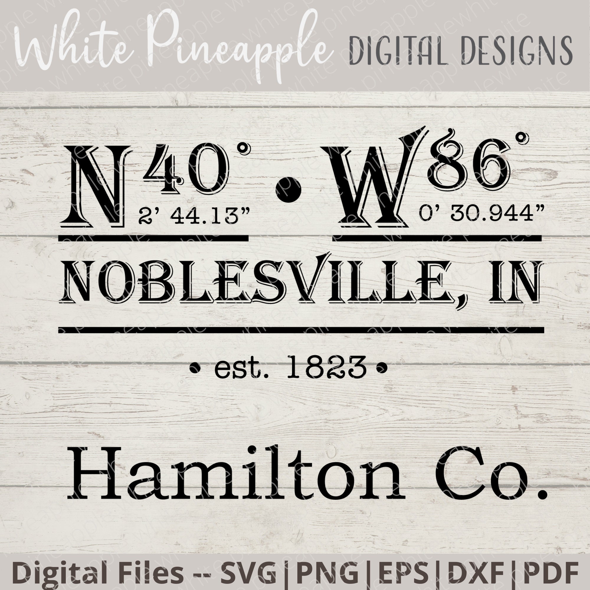 GPS Coordinates Sign SVG Home With Coordinates SVG Latitude - Etsy