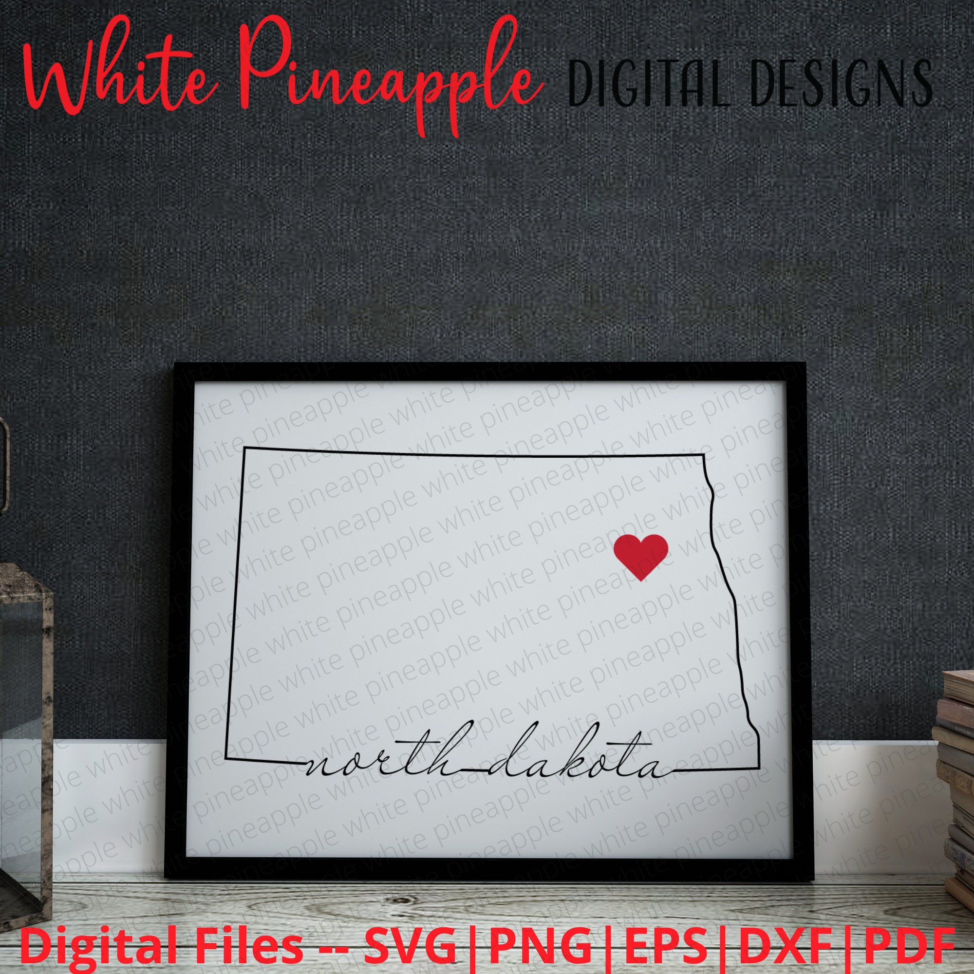 North Dakota SVG - Home SVG - States SVG - State Outline Svg - United ...