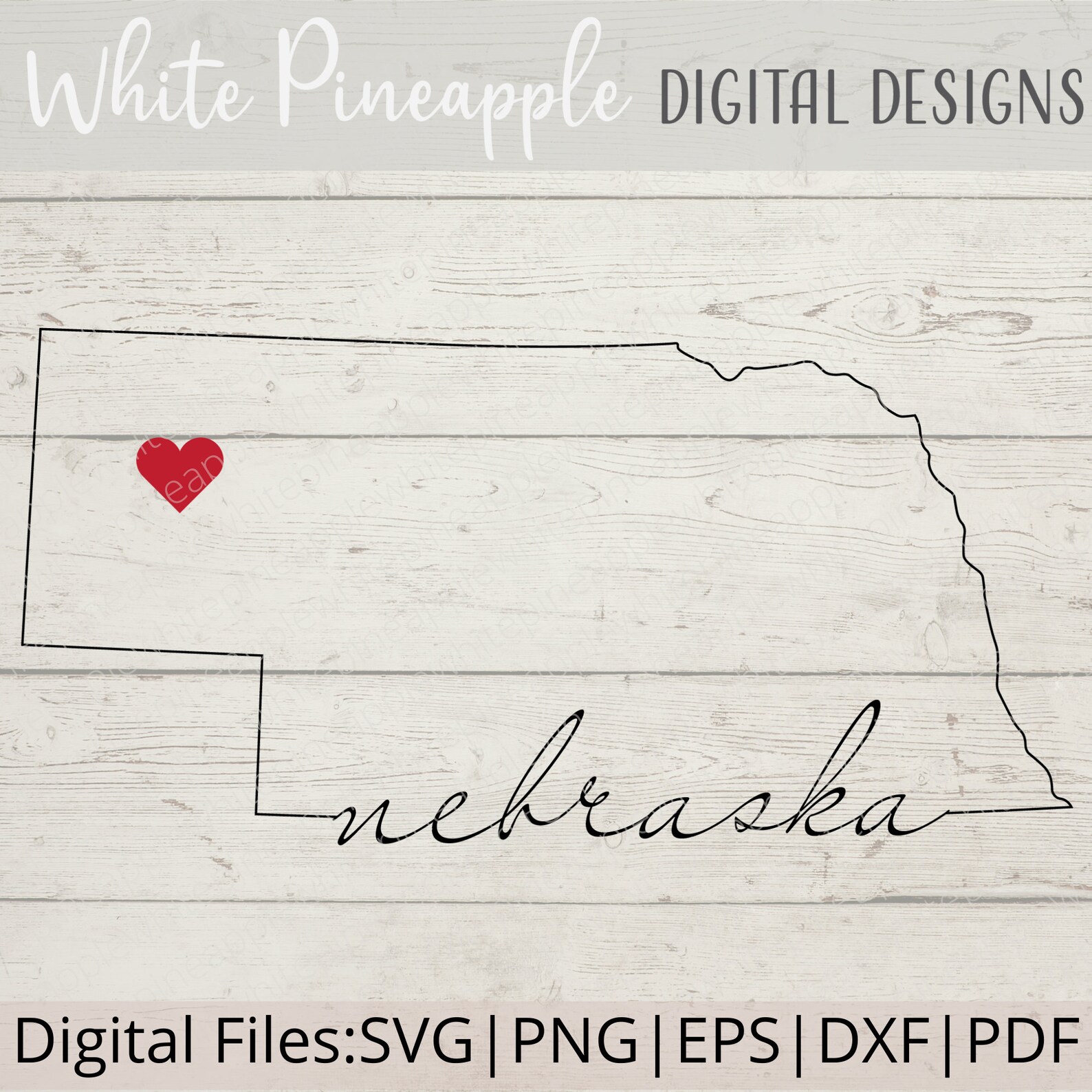 Nebraska SVG Home SVG State of Nebraska SVG State | Etsy