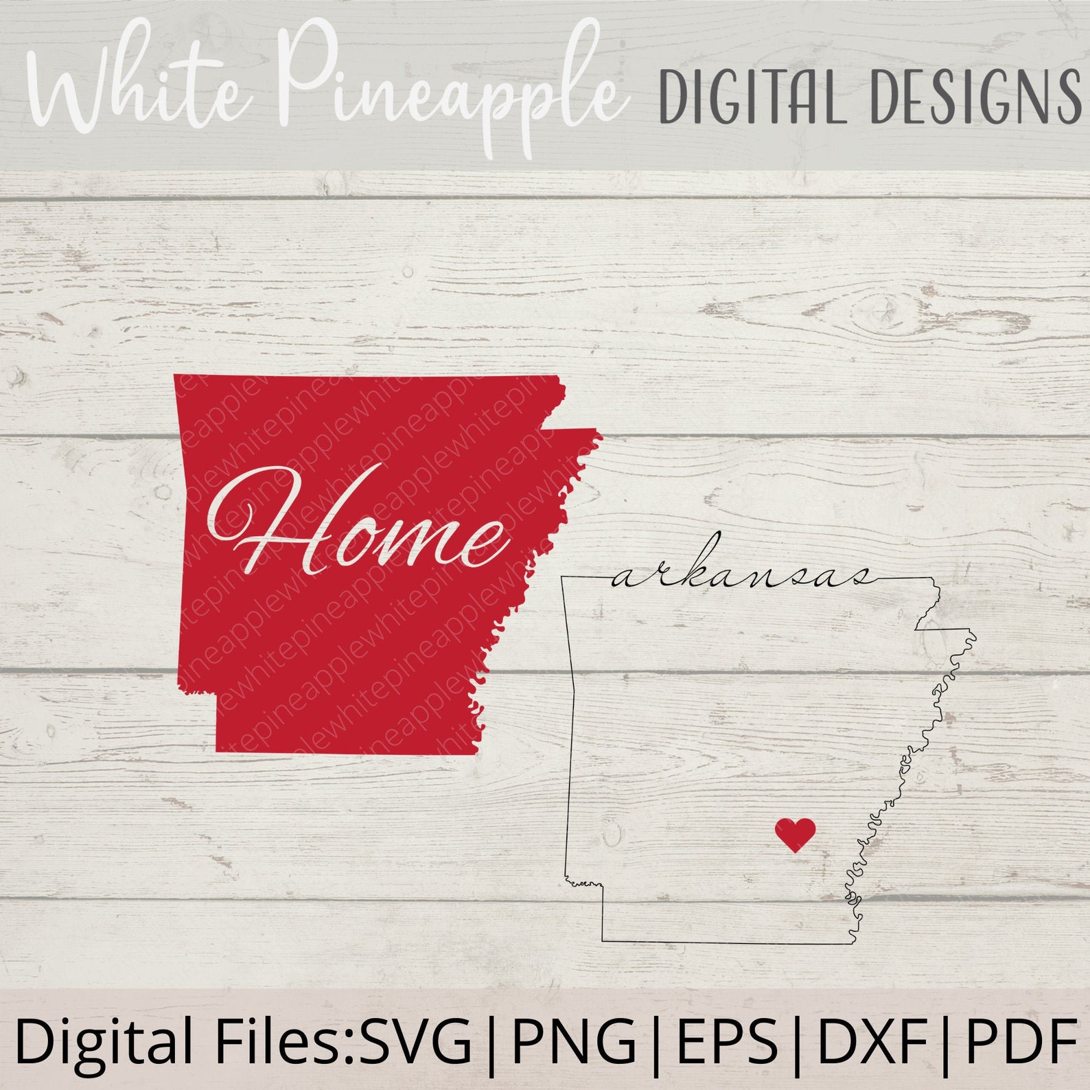 Arkansas SVG - State of Arkansas SVG - Home SVG - States Svg - State ...