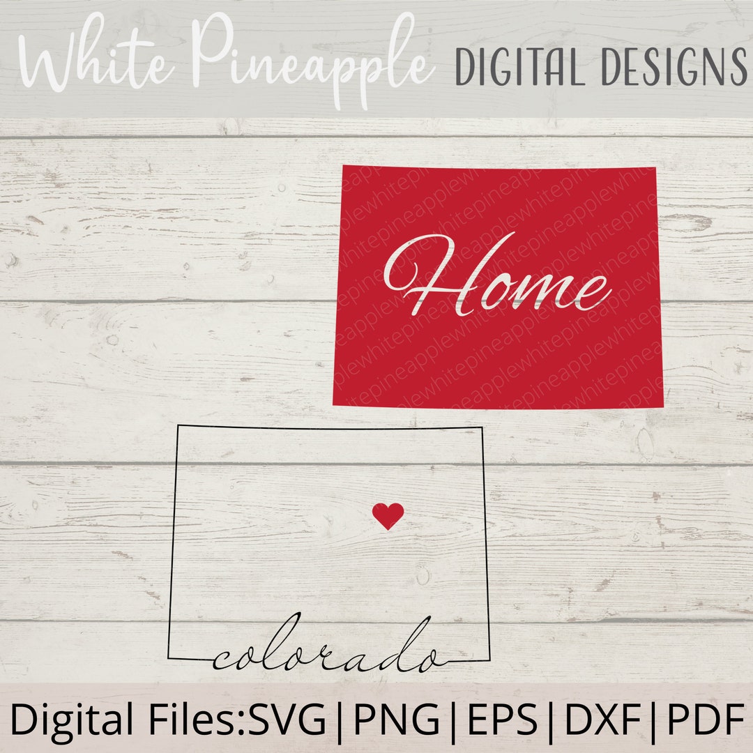 Colorado SVG - State of Colorado SVG - Home SVG - State Outline Svg ...