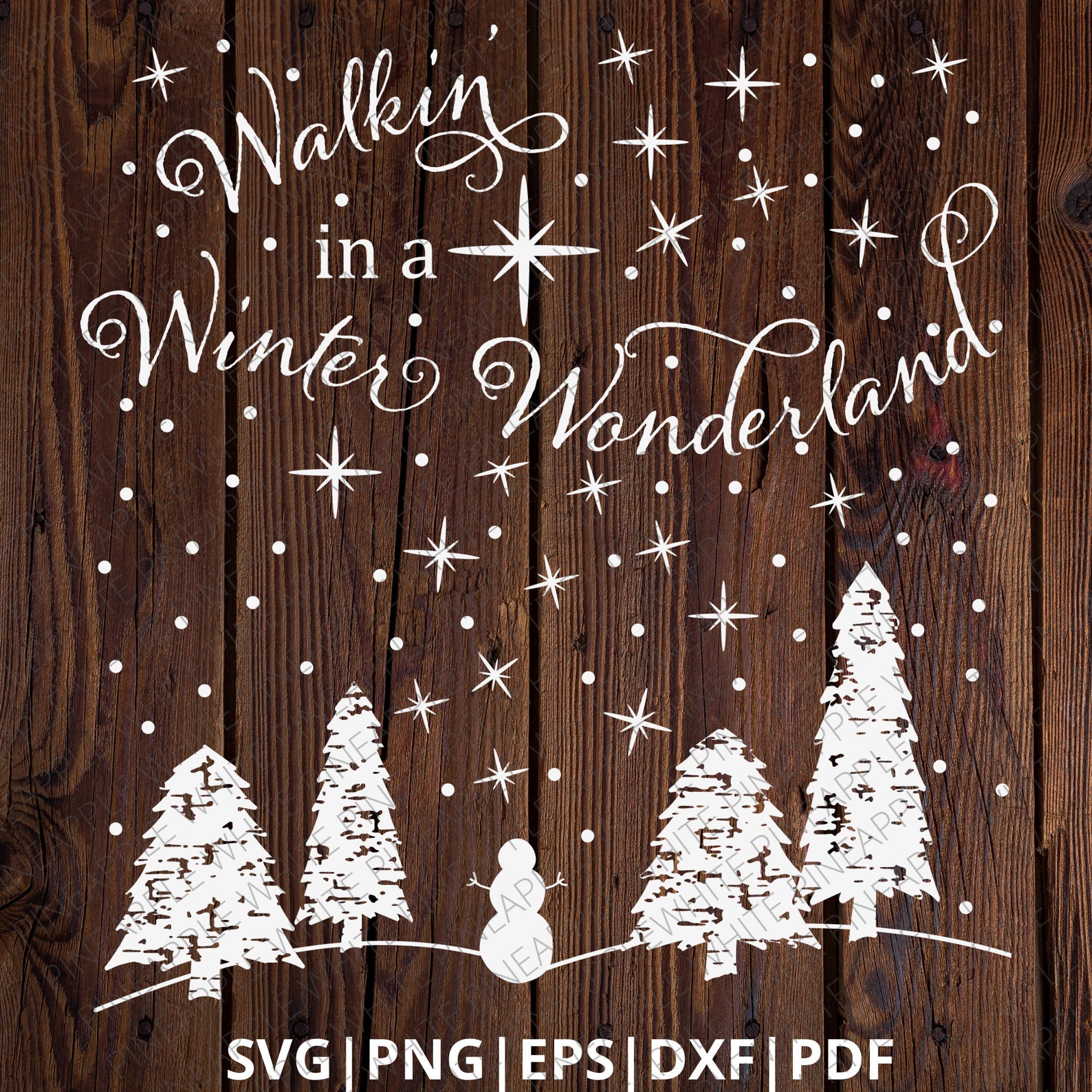 Winter Scene SVG Winter Scene SVG File Winter Wonderland | Etsy Canada