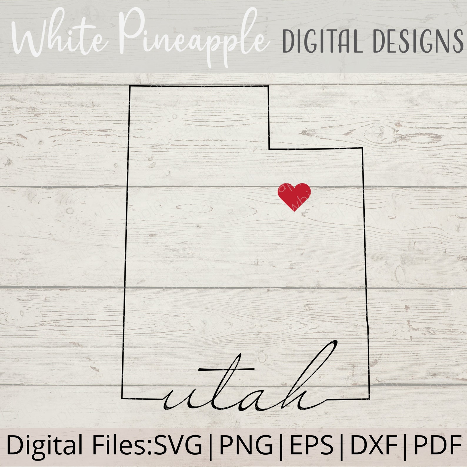 Utah SVG State of Utah SVG Home SVG State Outline Svg | Etsy