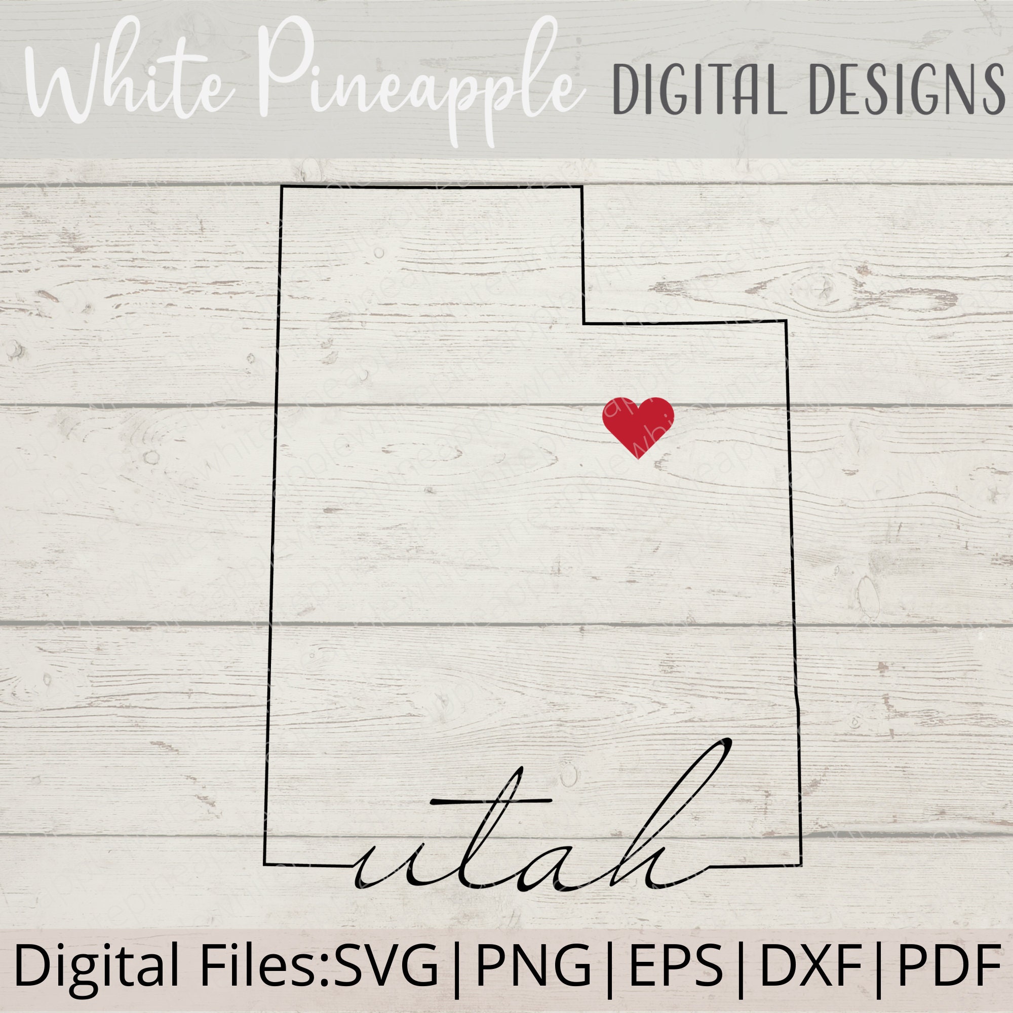 Utah SVG State of Utah SVG Home SVG State Outline Svg | Etsy