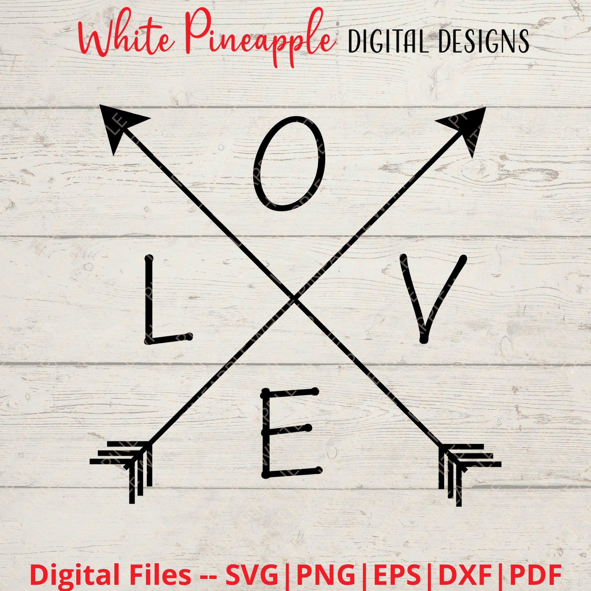 Love SVG Love Arrow SVG Valentines SVG Valentines Day | Etsy