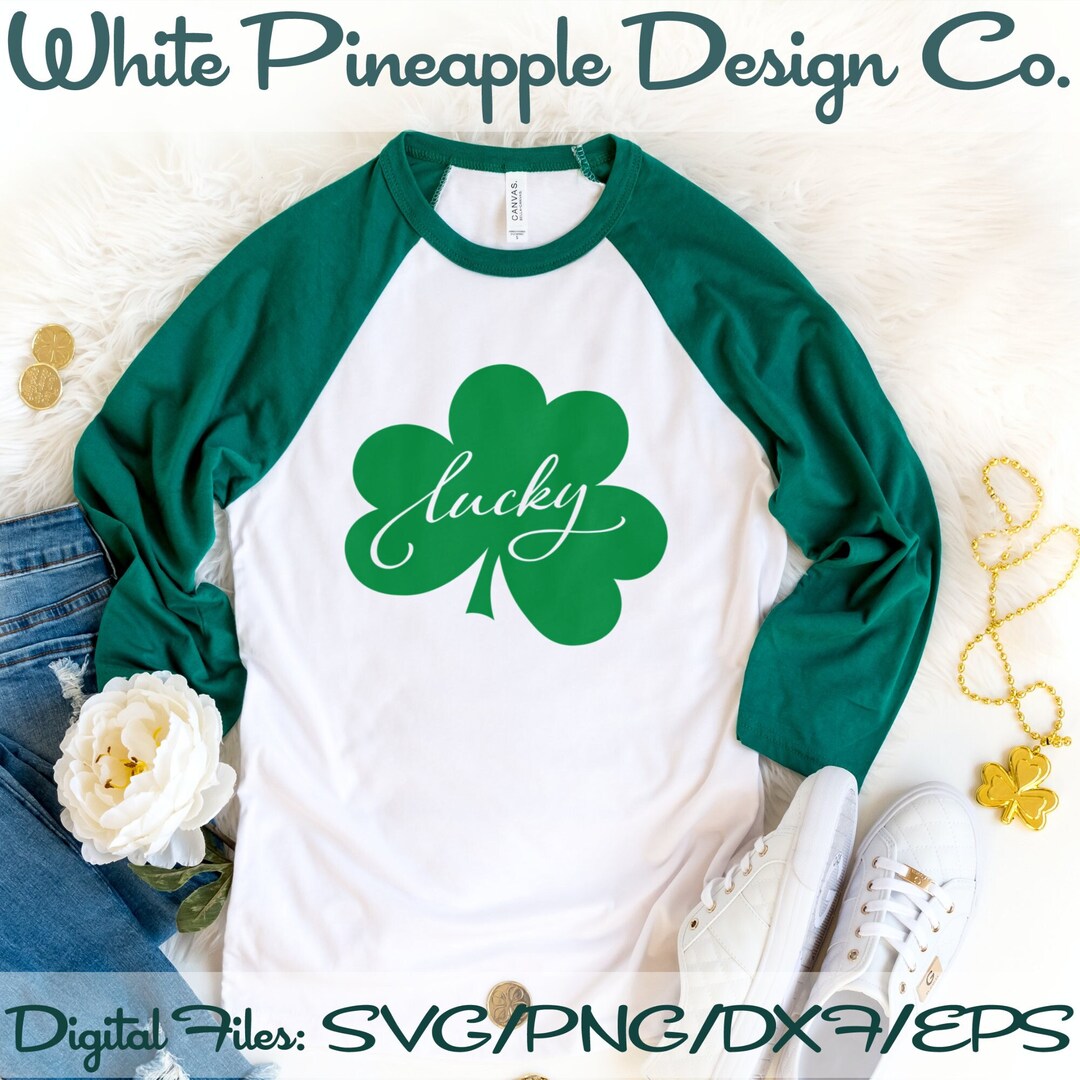 Lucky SVG - Shamrock SVG - Clover SVG - St Patricks Day Svg - Luck of ...