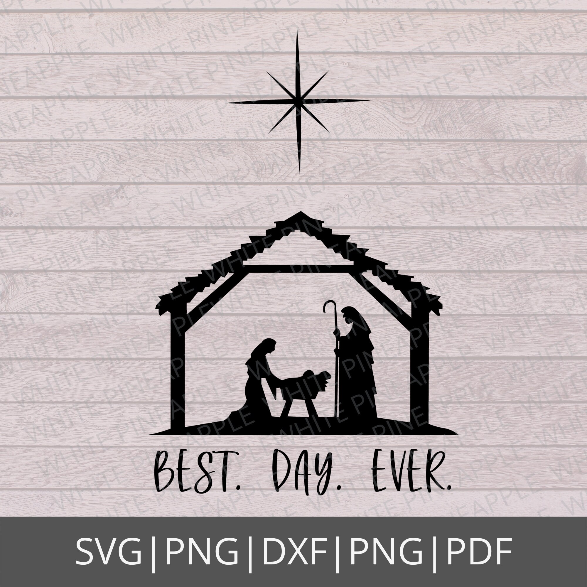 Christmas SVG Manger SVG Manger SVG Christmas Best Day - Etsy