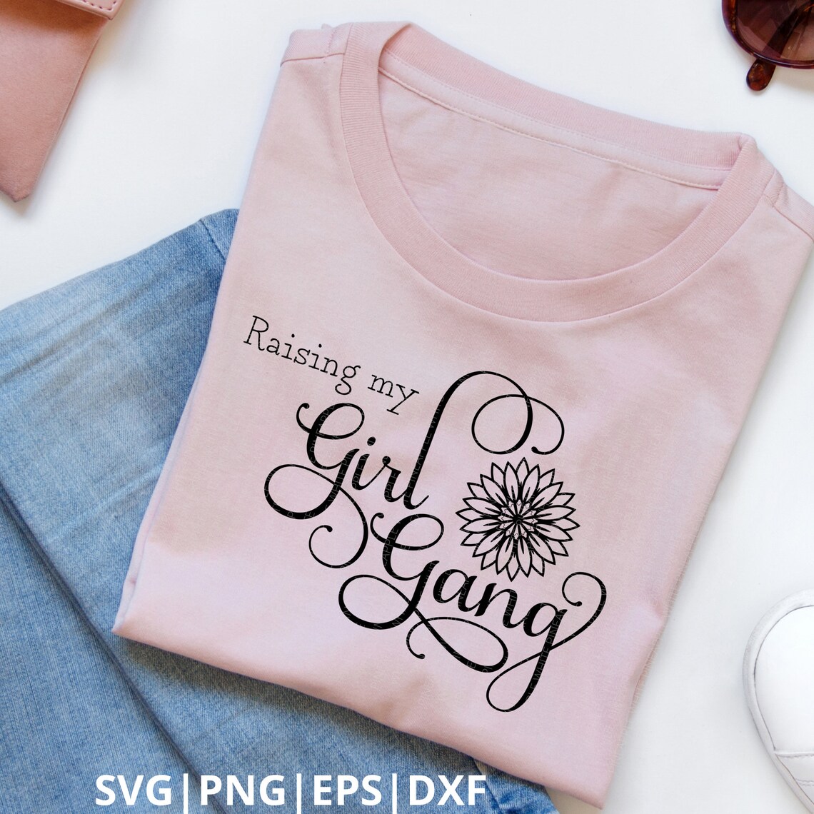 Girl Gang SVG, Raising My Girl Gang SVG, Girl Mom SVG, Girl Gang Png, I ...