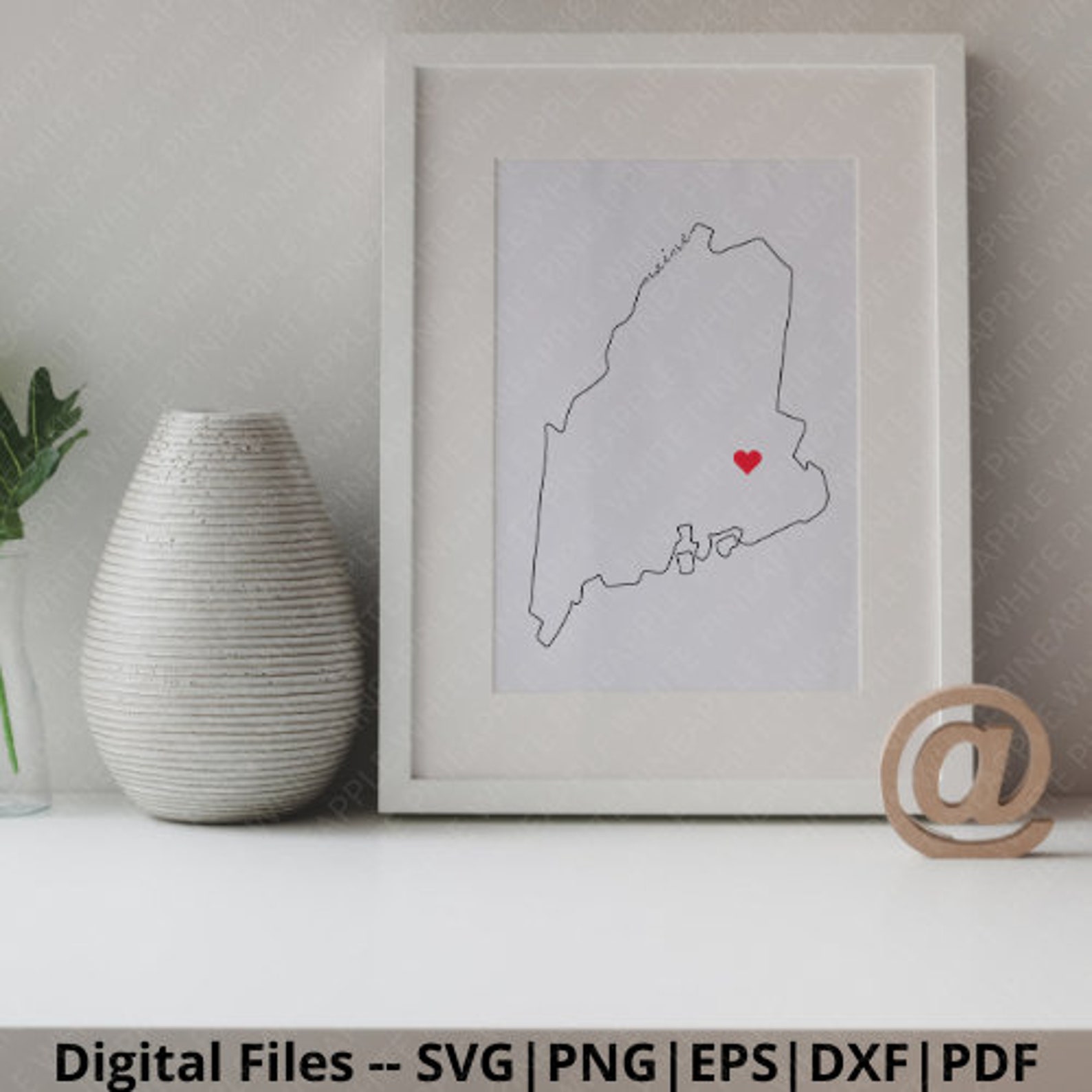 Maine SVG - State of Maine SVG - Maine Silhouette SVG - United States ...
