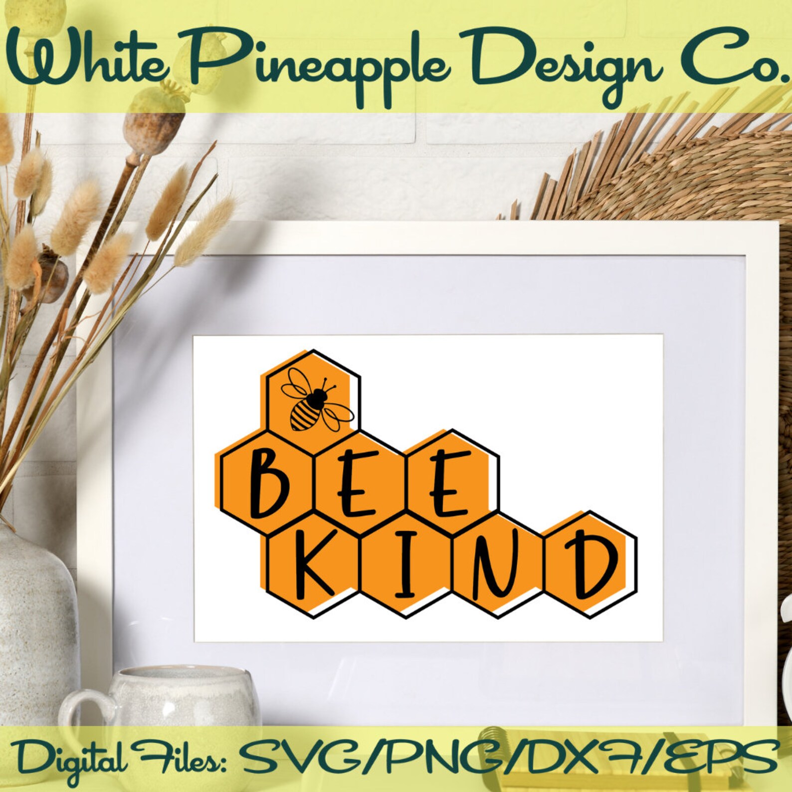 Bee Kind SVG Honeybee SVG Honeycomb SVG Bumble Bee Svg - Etsy