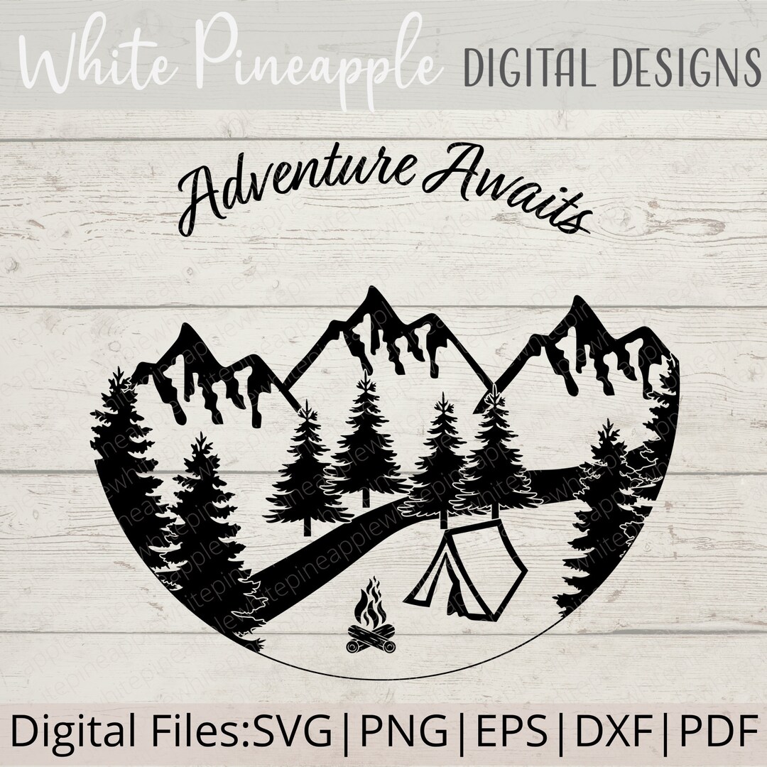 Adventure Awaits SVG - Adventure SVG - Camper SVG - Travel Svg ...