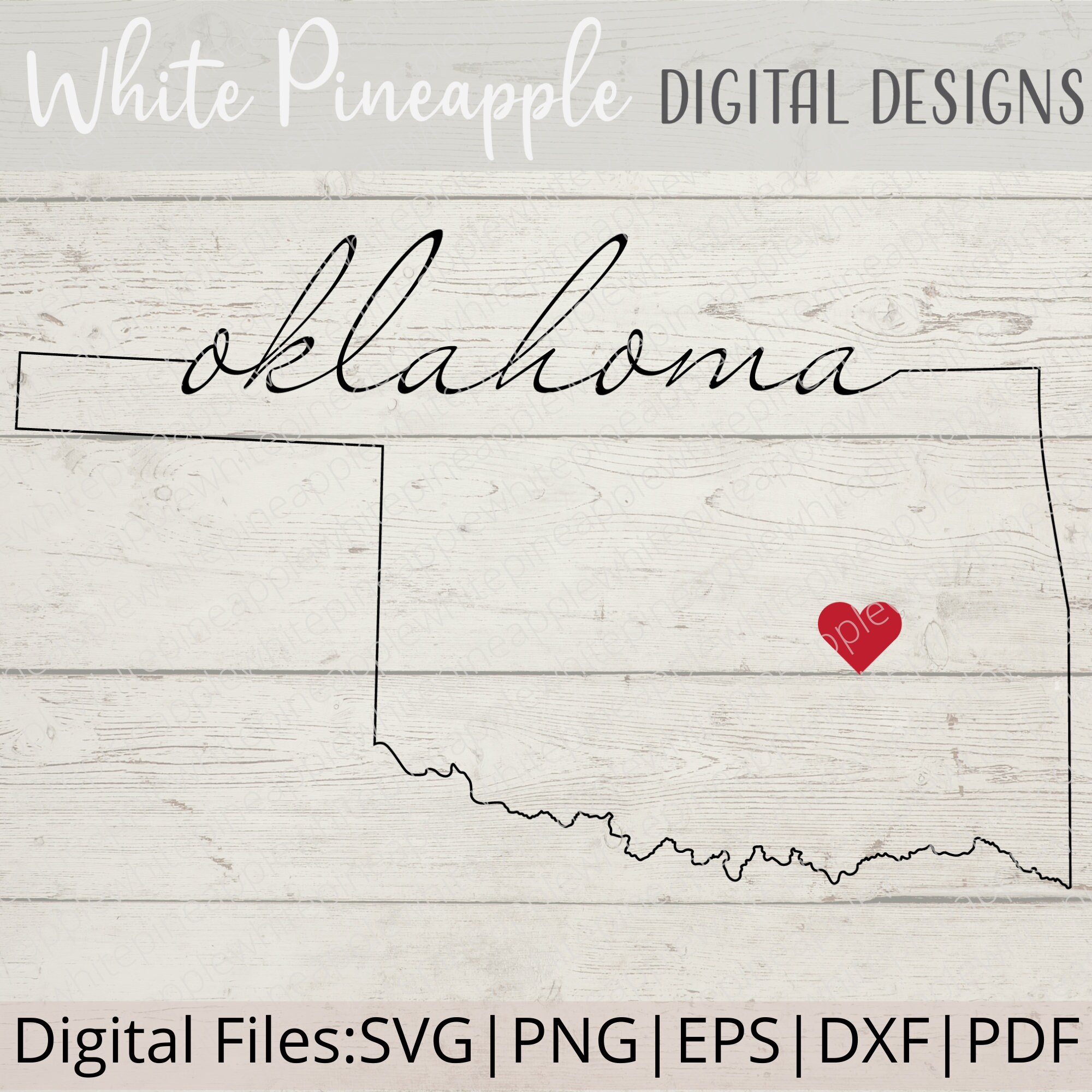 Oklahoma SVG State of Oklahoma SVG Home SVG State - Etsy