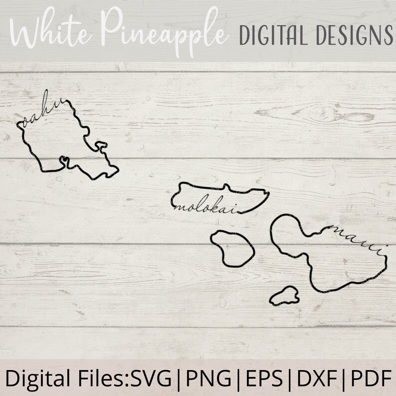 Hawaii SVG State of Hawaii SVG Home SVG State Outline | Etsy