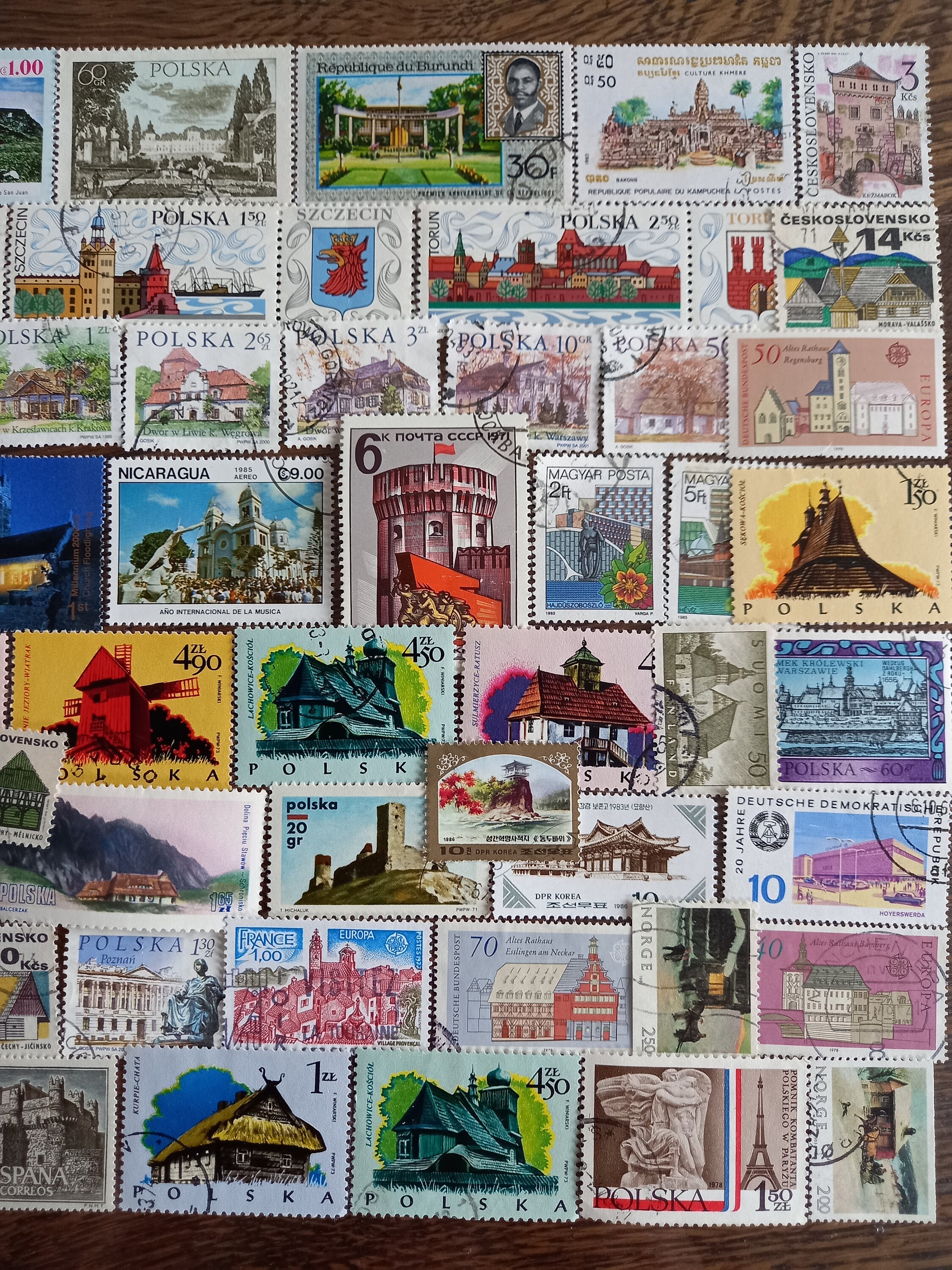 Castles, Temples and Building Stamps Lot No 23 - Etsy