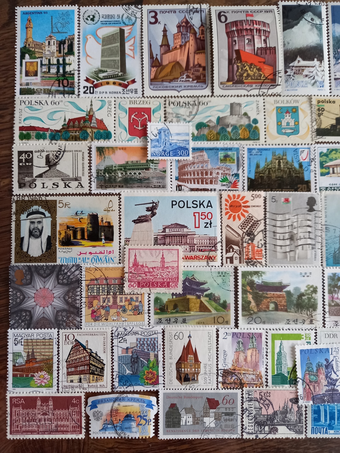 Castles, Temples and Building Stamps Lot No 64 - Etsy