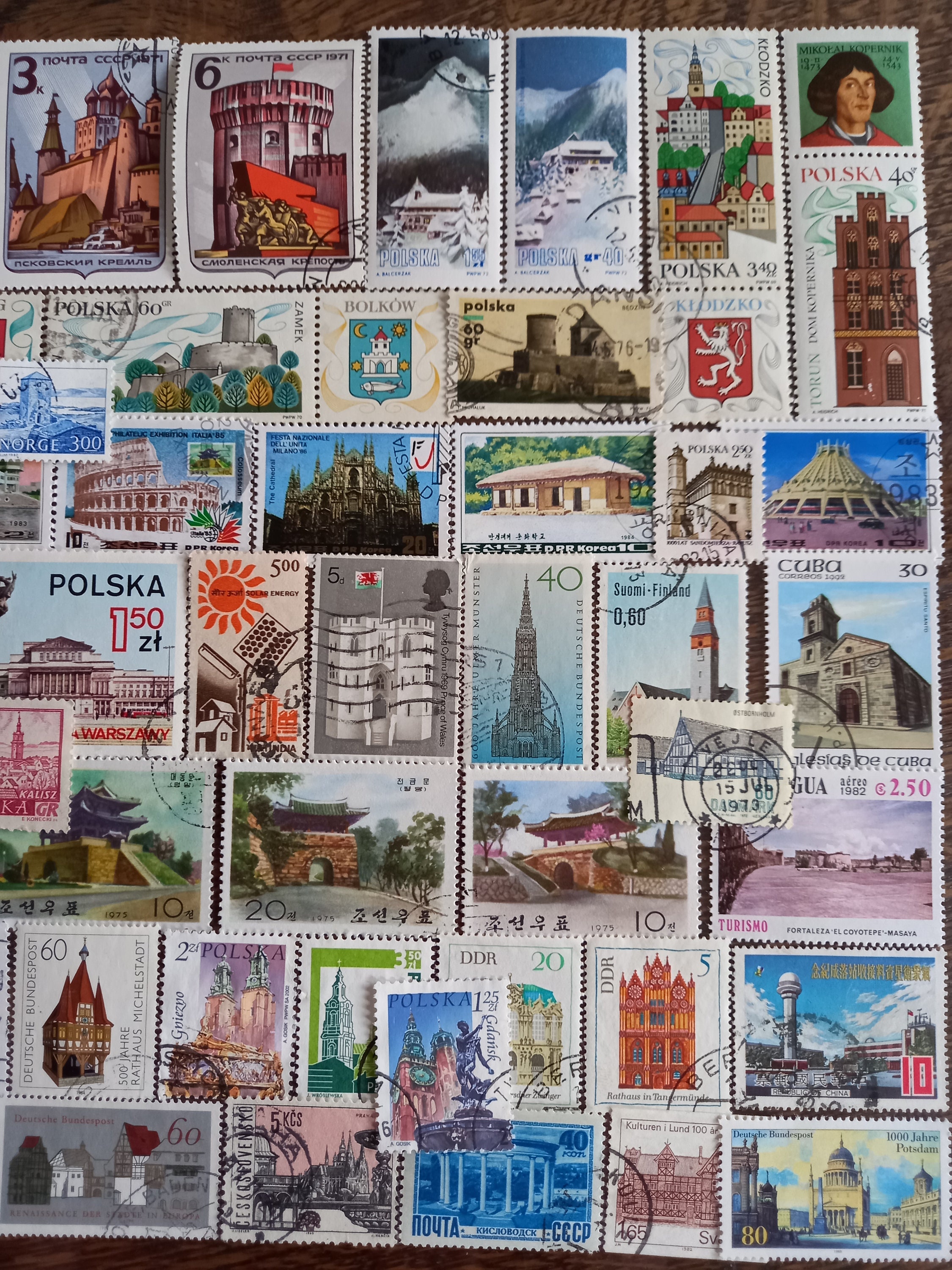 Castles, Temples and Building Stamps Lot No 64 - Etsy