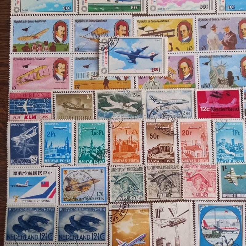 Airplane Stamps - Etsy