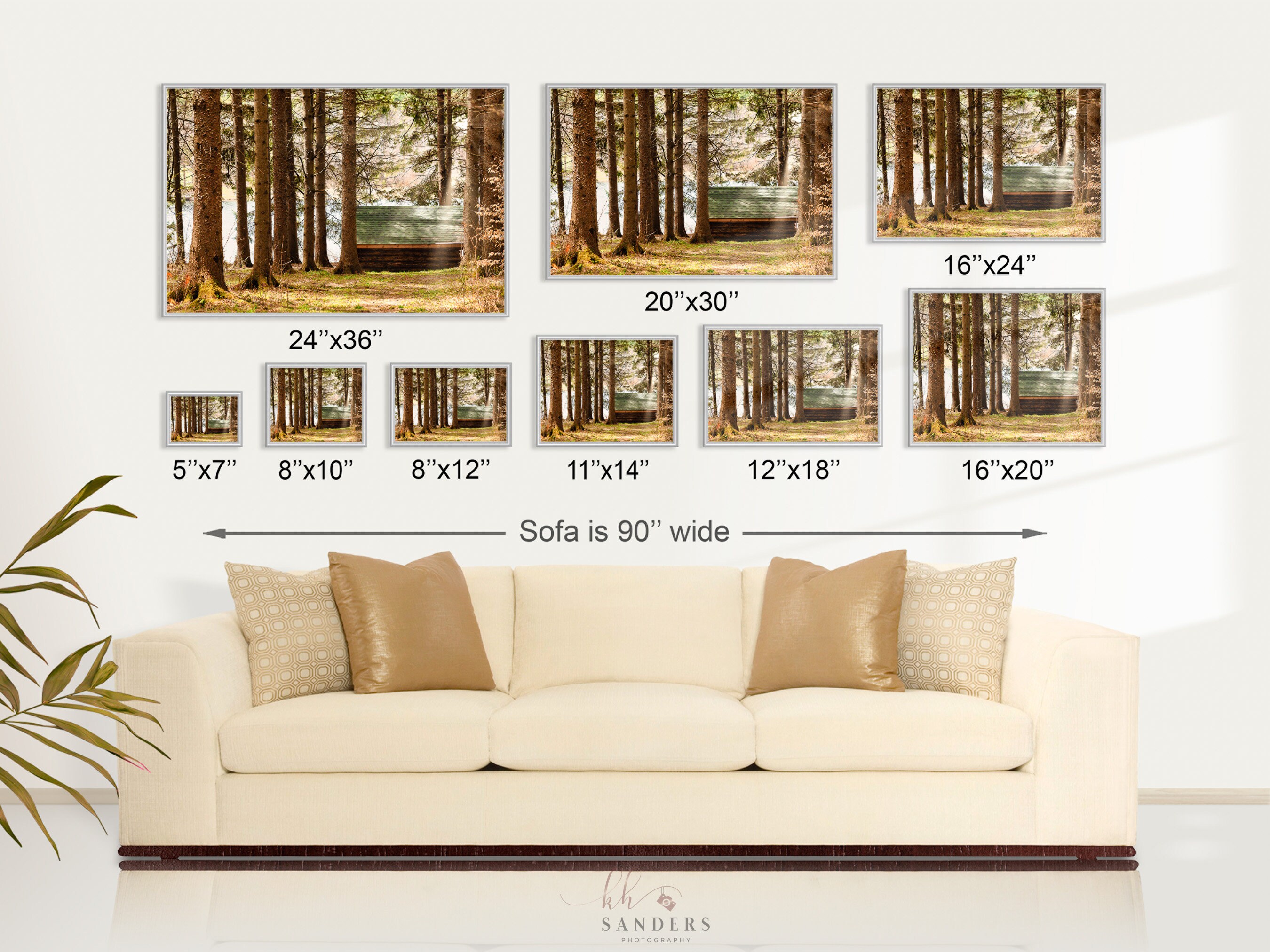 Lean-to in the Woods, Lake Photography Wall Art, Lake Picture ...