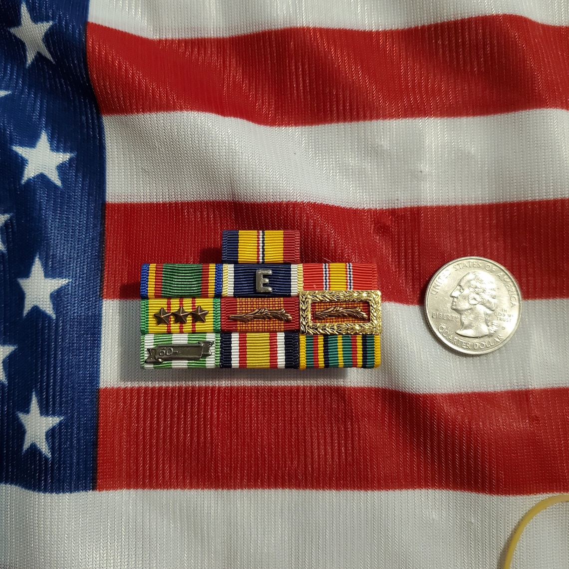 Navy Vietnam Veteran Mini-Ribbon Rack COMBAT HERO 3 | Etsy