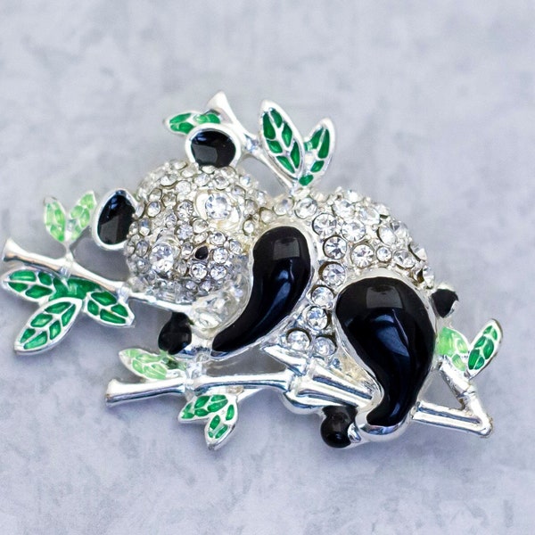 Panda Bear Brooch - Etsy