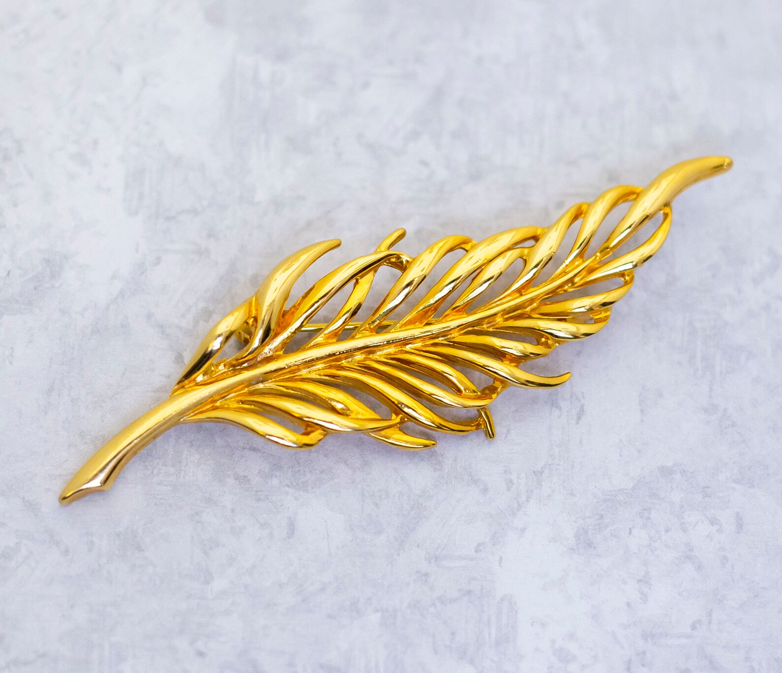 Vintage Brooch, Elven Leaf Brooch, Leaves Brooch, Intricate Brooch ...