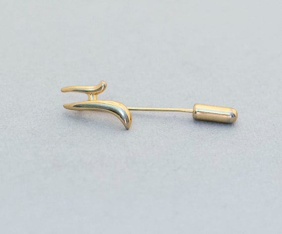 Vintage Intricate Letter H Stick Pin, Ornamental Stic… - Gem