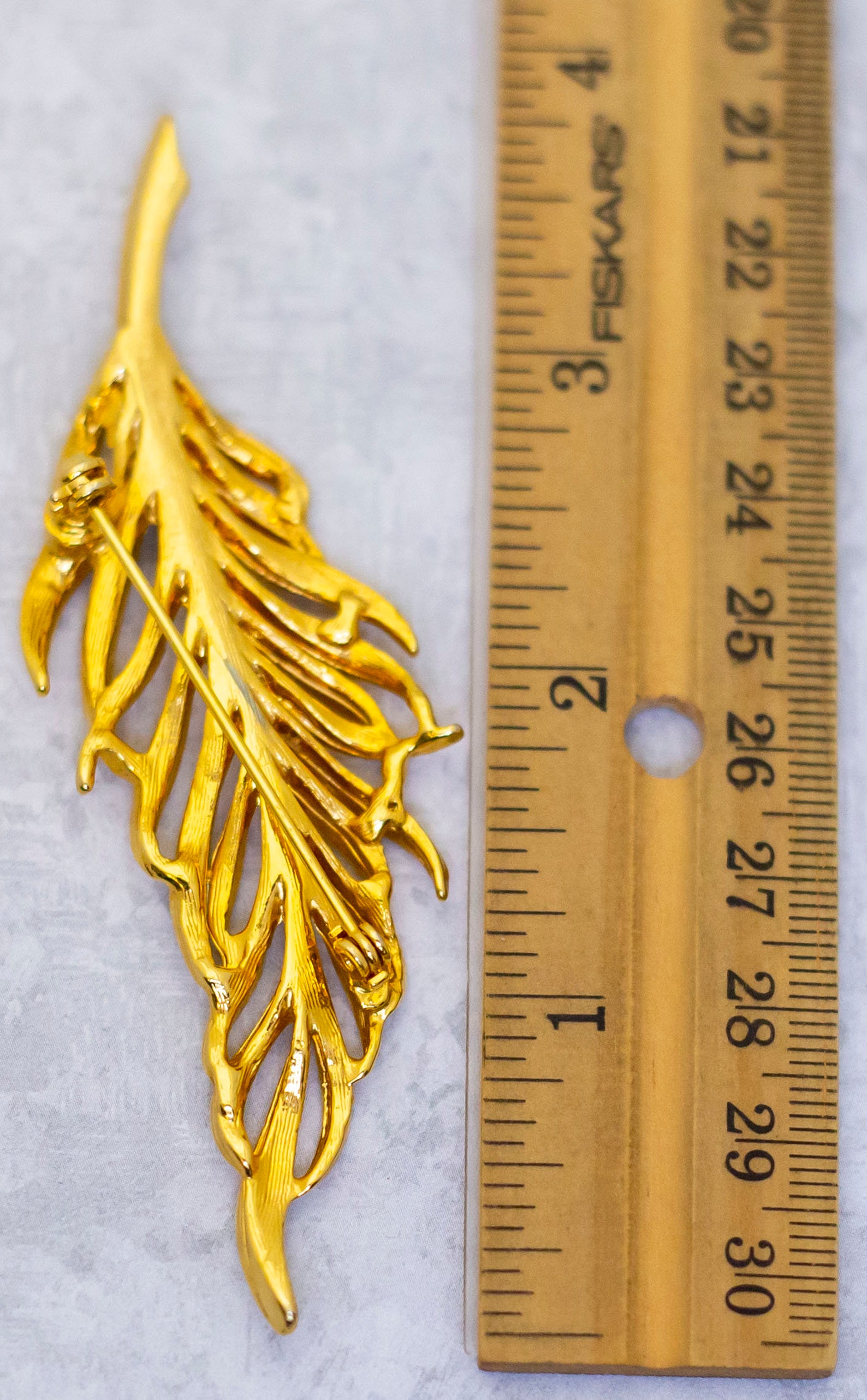 Vintage Brooch, Elven Leaf Brooch, Leaves Brooch, Intricate Brooch ...