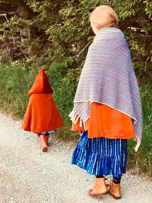 Reversible Burnt Orange Velvet Cape - Etsy