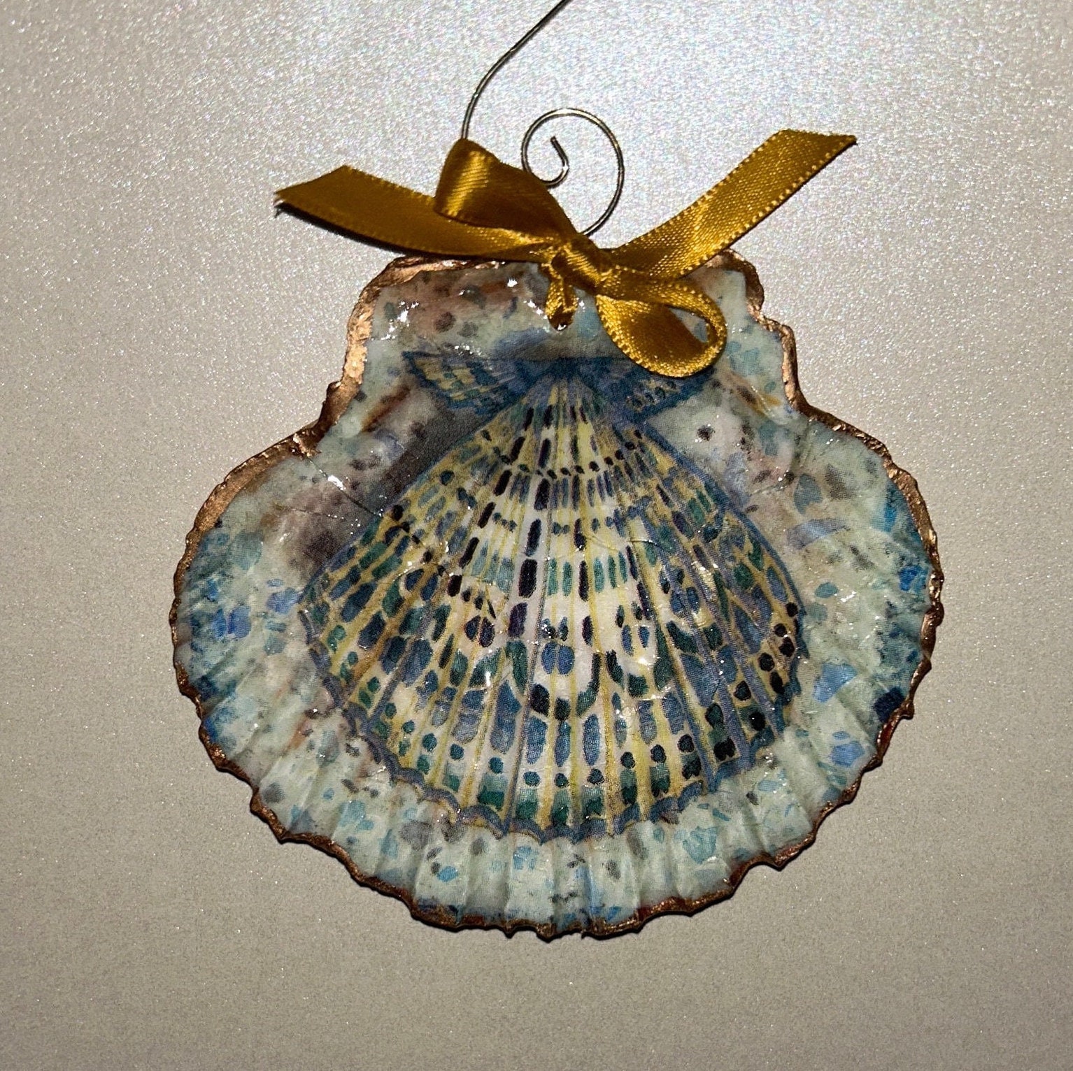 Scallop Shell Ornament - Etsy