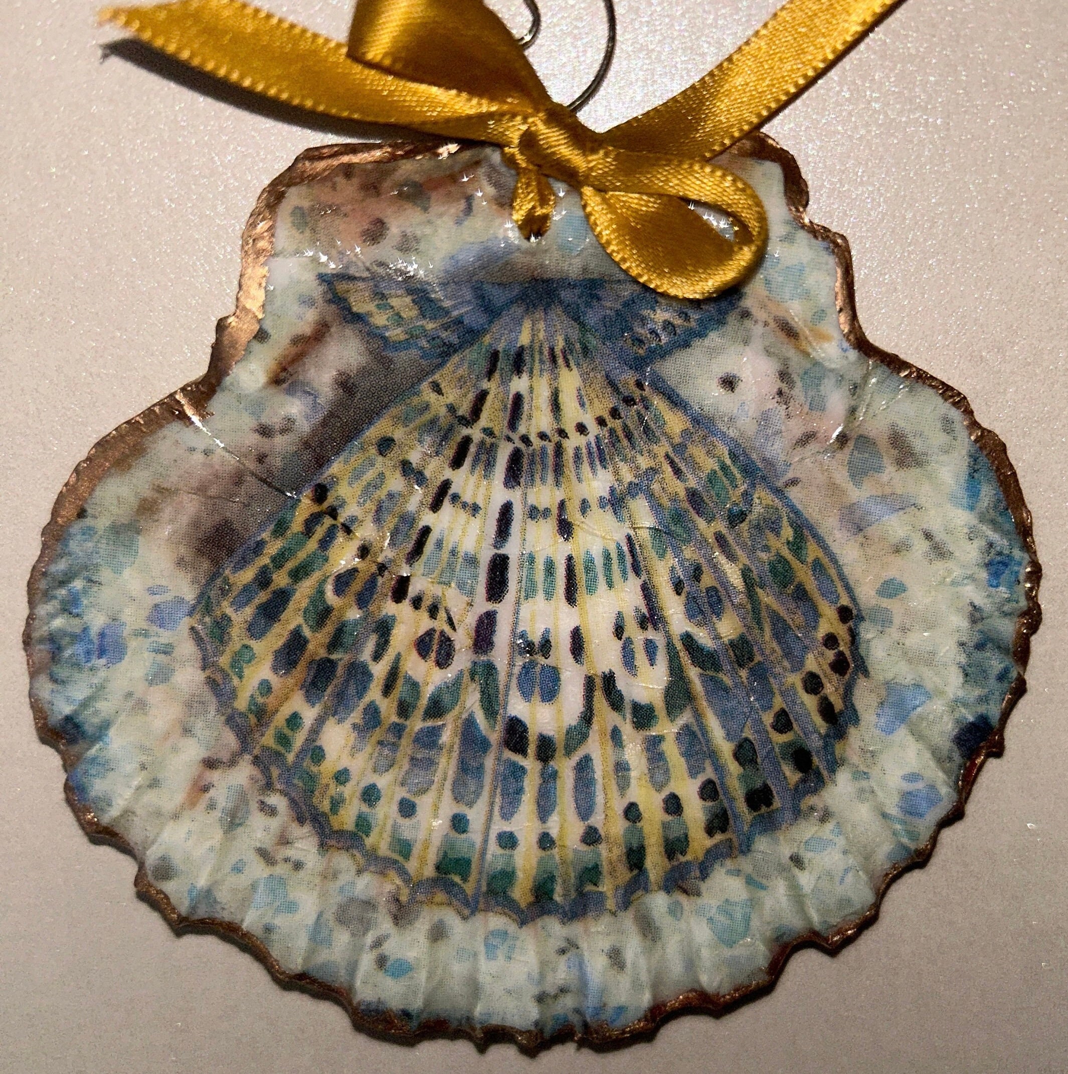 Scallop Shell Ornament - Etsy