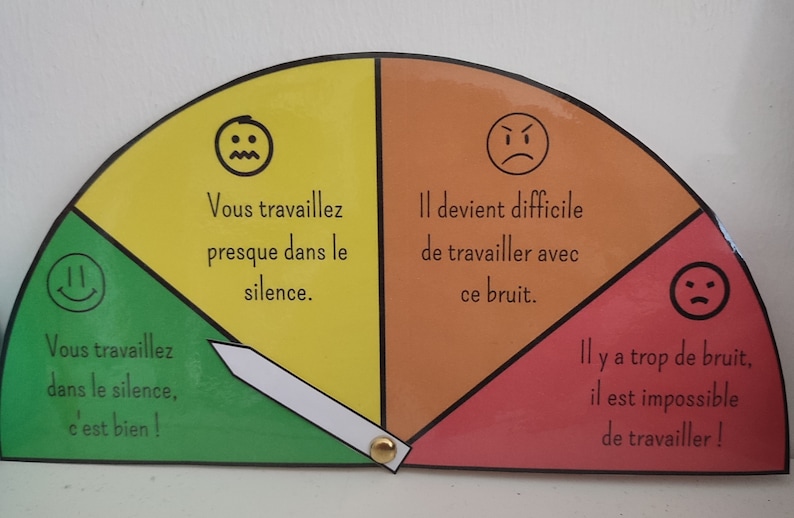 Baromètre sonore, Echelle du bruit, évaluation du bruit, Ecole, maison ...